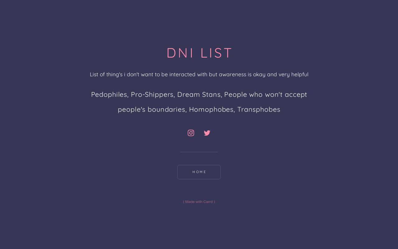 DNI List